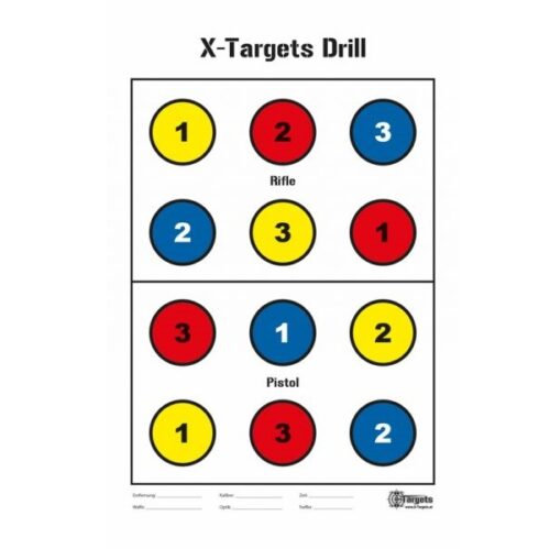 X-Targets Drill Target 10er Pack - US Army & BW Online Shop Österreich